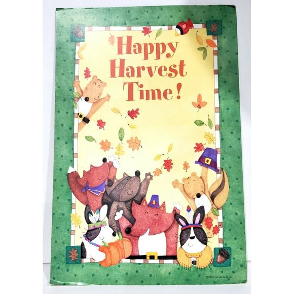 Hallmark | Holiday | Hallmark Happy Harvest Time Thin Cardboard ...